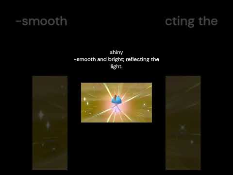 shiny-meaning and pronunciation-