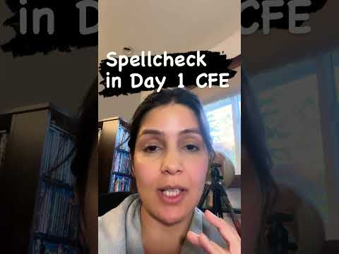 Spellcheck in Day 1 CFE, make sure you have enough time for grammar and spellcheck #cpa #study