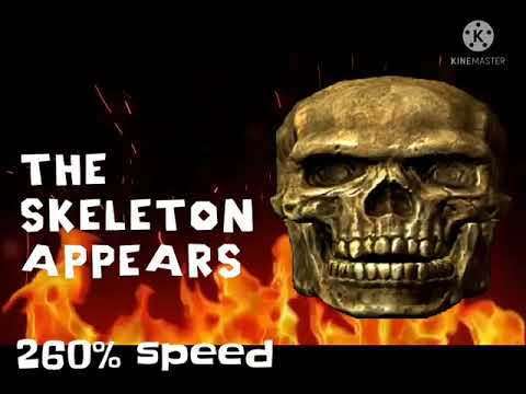 super mario 64 the skeleton appears but its speed up 100% - 1600%