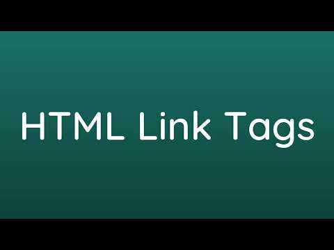 HTML Link Tags | Anchor tag | Base tag | Coding for Beginners | Easy HTML | Link tag in HTML