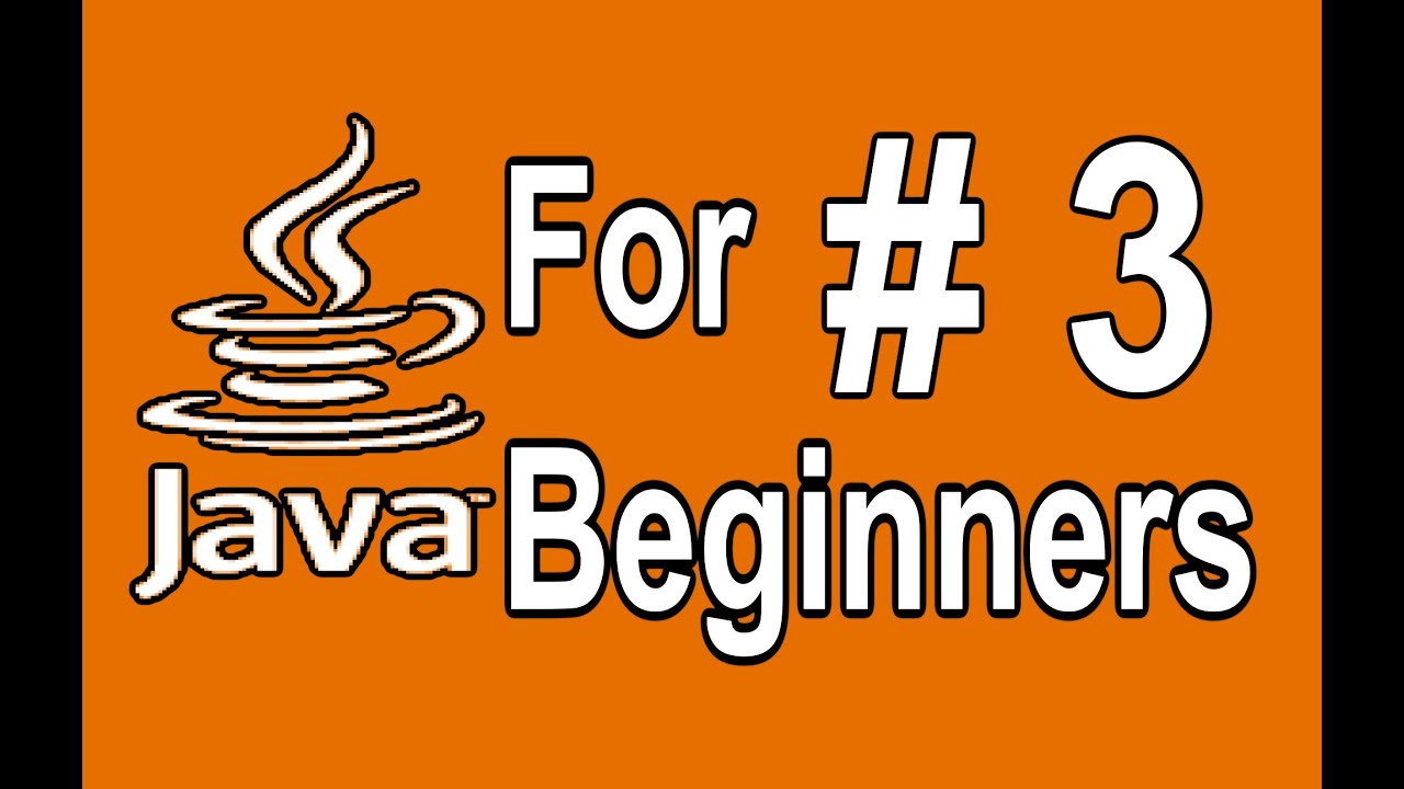 3. Java Programming Tutorial For Beginners - Very First Java Program