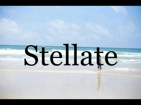 How To Pronounce Stellate🌈🌈🌈🌈🌈🌈Pronunciation Of Stellate