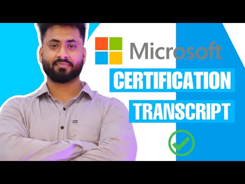 How to Share the Microsoft Certification/Transcript to Company | Microsoft Azure