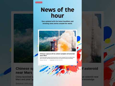 Breaking News: Chinese spacecraft to collect samples of asteroid near Mars #samples