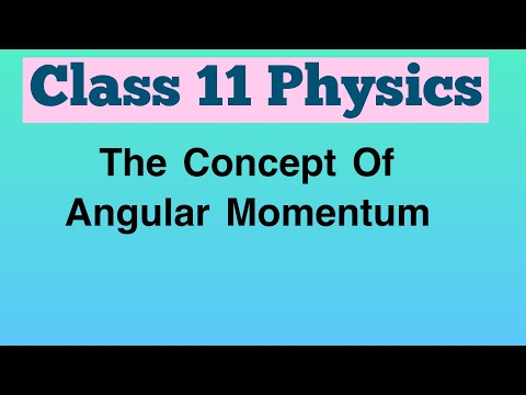 The Concept Of Angular Momentum (Hindi) | Class 11 Physics