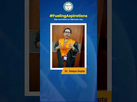 Dr. Deepa Gupta is here to motivate you for the big day on January 20, 2024. #mistfmge #medico2024
