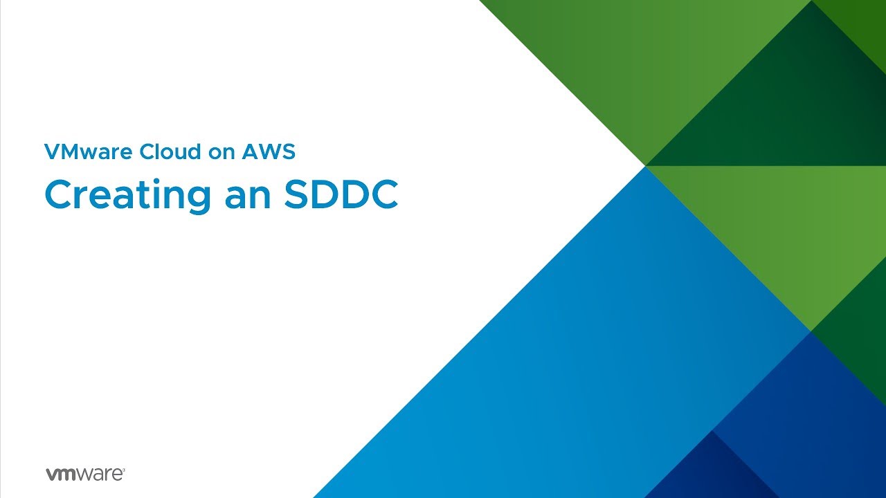 Deploy an SDDC on VMware Cloud on AWS