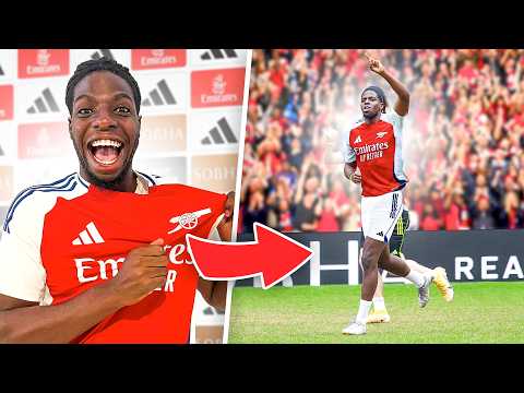 I Played In A Football Match for Arsenal FC!