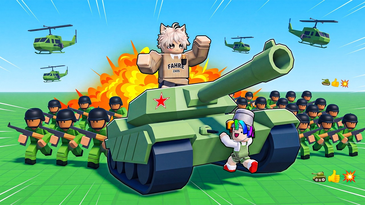DUNDUN & LEMON BUAT PASUKAN TENTARA TERKUAT UNTUK MENGUASAI DUNIA ROBLOX!