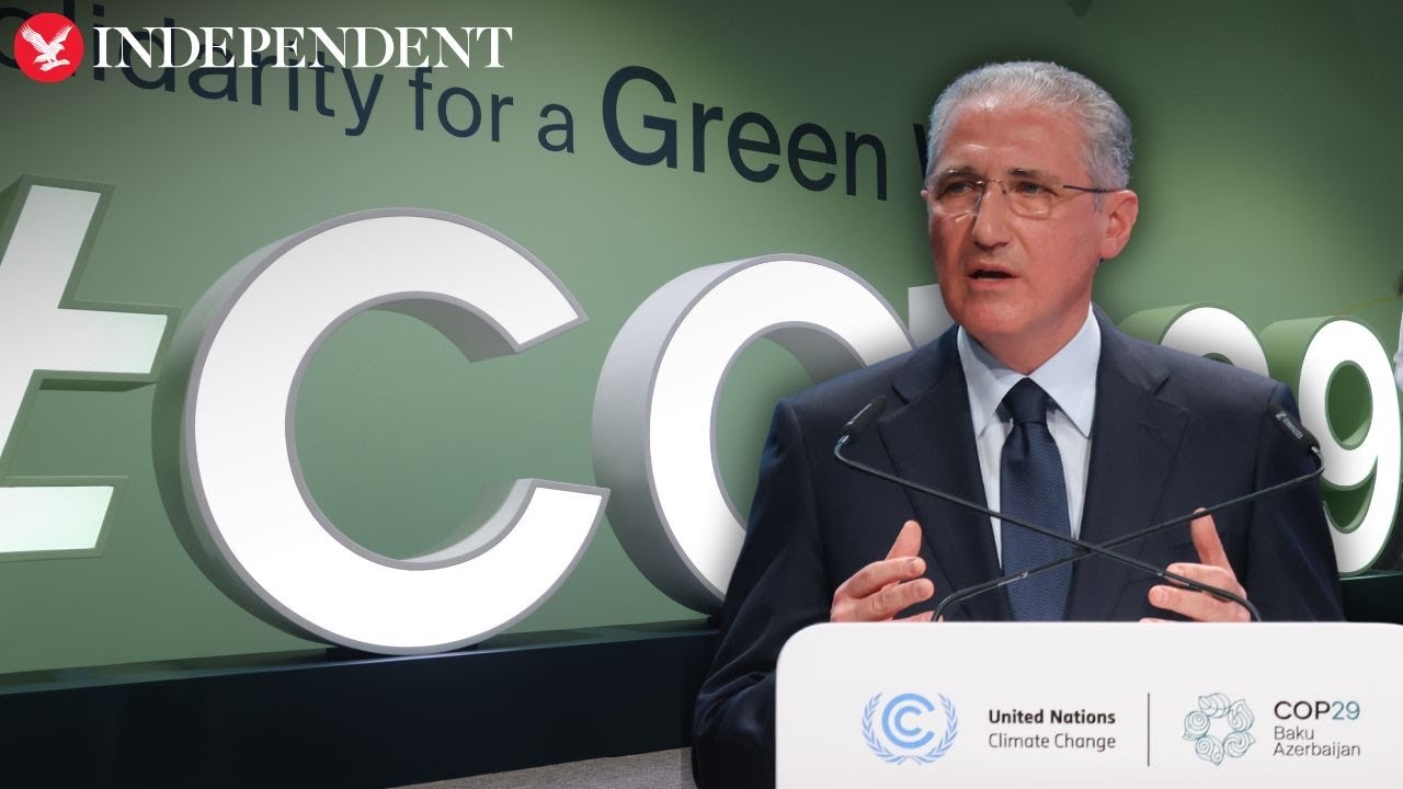 High concerns from climate change as Cop29 president speaks