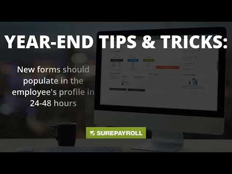 Form W-2 and Employee Info. - Year End Tips and Tricks | SurePayroll