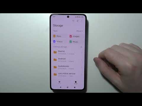 Poco X7: How to Open Downloads Folder