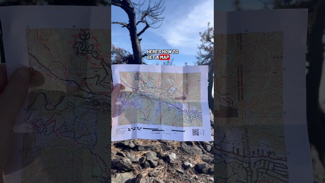 How to make a map of your area. #map #landnavigation #hiking #camping #outdoors