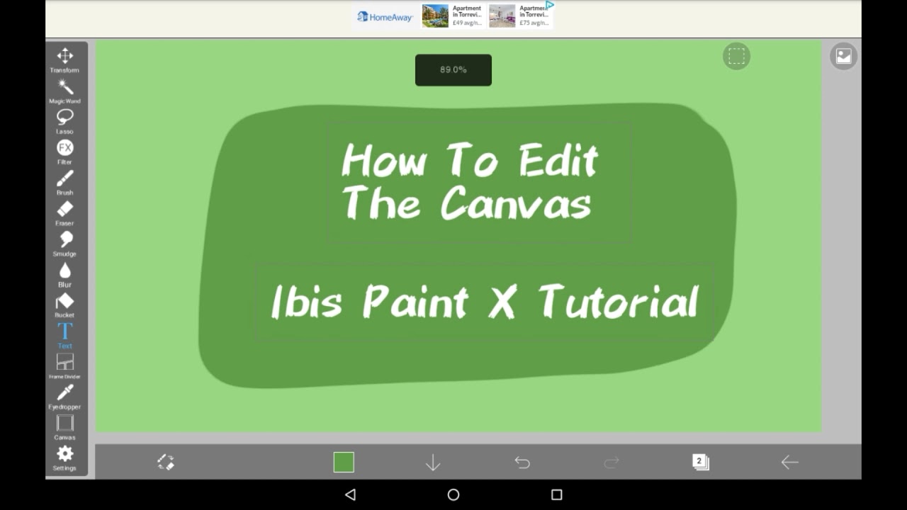 How To Edit The Canvas - Ibis Paint X Tutorial For Beginners