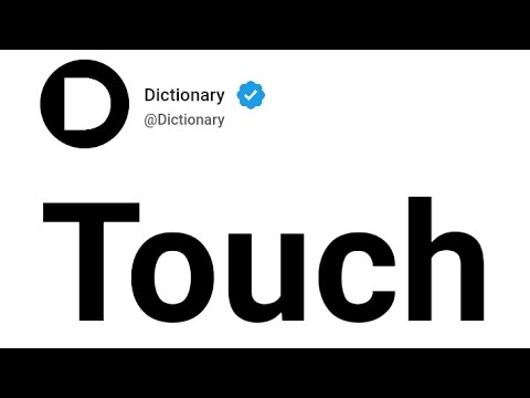 Touch Meaning In English