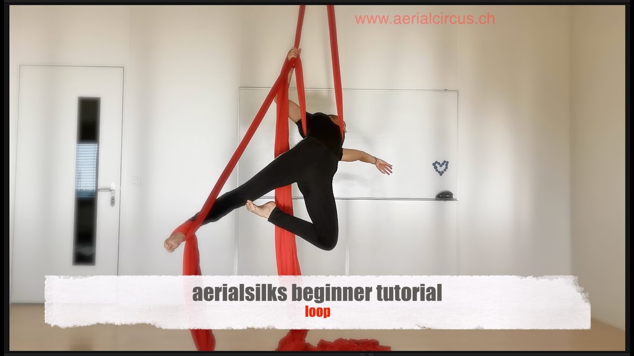 aerial silks tutorial loop