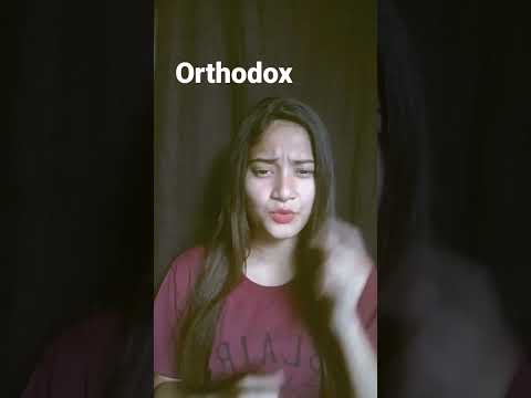 Orthodox in hindi meaning