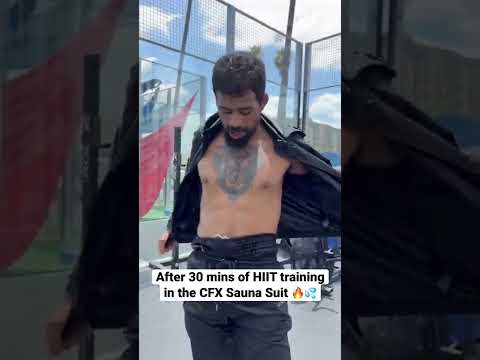 CFX Sauna Suit for Weight Loss - HIIT Training 🔥💦