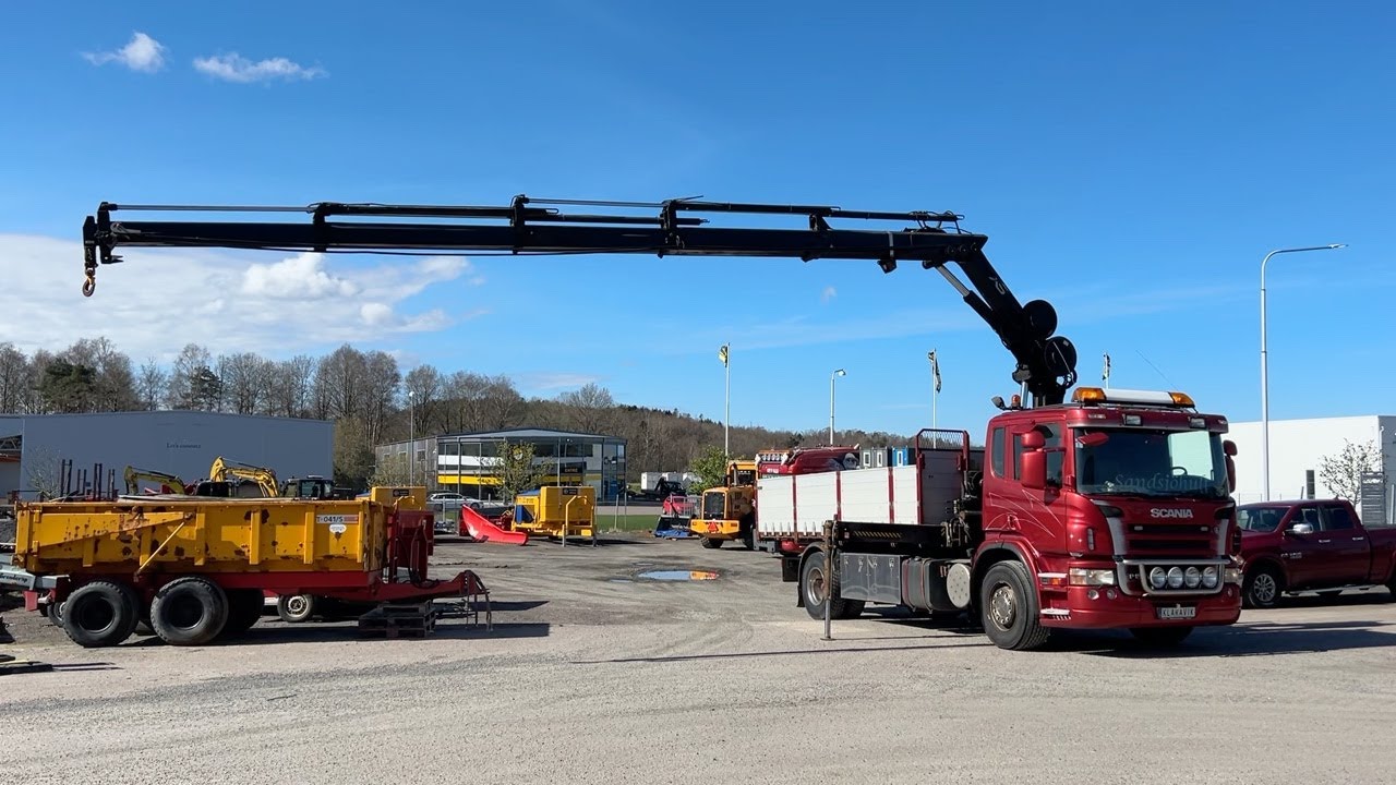 Kranbil Scania P270, Kungälv, Klaravik auktioner