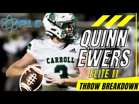 Quinn Ewers Throw Breakdown #1 Recruit In The Country 2022