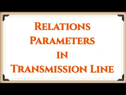 Relations in transmission line parameters(Tamil) | EE | Power systems
