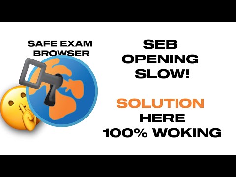π Fix Safe Exam Browser (SEB) Slow Opening Issue in Minutes! π§ | Quick Tutorial