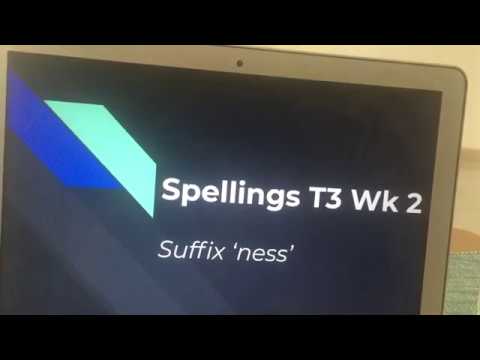 Grade 5: T3 Wk 2, Spellings: 'ness' ending