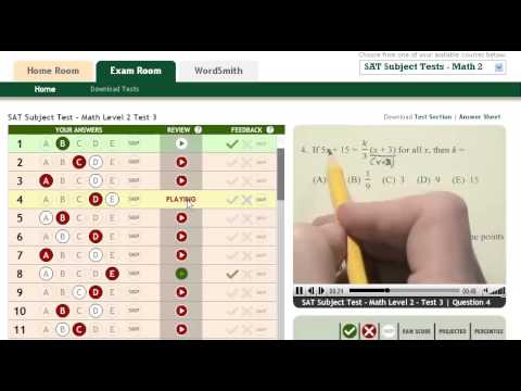 SAT ACT Math Practice Test | Problems | Online | ePrep