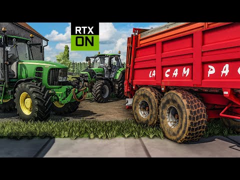 FS 22 Next Level RTX Graphics - Realistic mod & Maximum settings gameplay | Looks like REAL LIFE