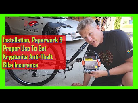 Install & Use a Kryptonite Bike Lock To Get The Anti-Theft Protection Insurance