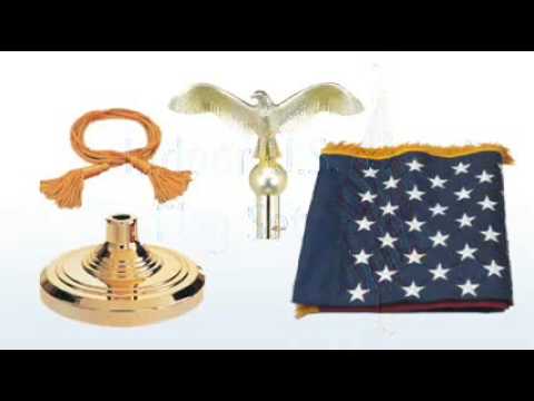 How to Assemble an Indoor US Flag Set