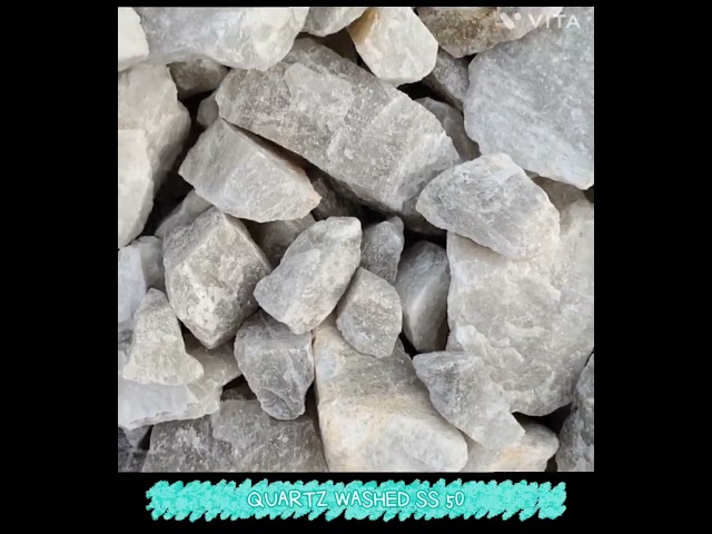 Washed Quartz raw stone - Washed Quartz Super 20mm Manufacturer from Jaipur