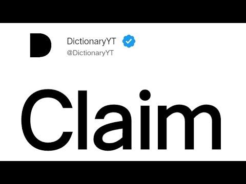 Claim Meaning in English