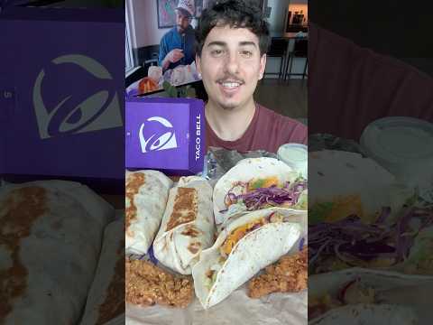 Trying Taco Bell NEW Chicken Items! 🤯🔥 #tacobell #tacos #taco #fyp #fypシ #explore