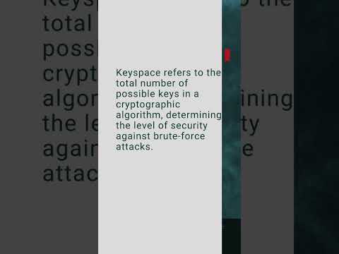 Keyspace, Cybersecurity Mini Dictionary #shorts