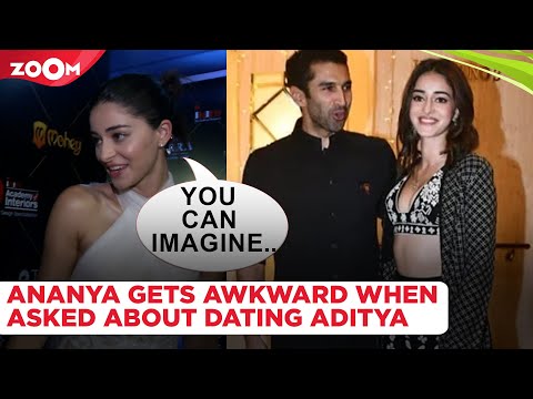 Ananya Panday gets AWKWARD when asked about dating Aditya Roy Kapur, "You can imagine whatever.."