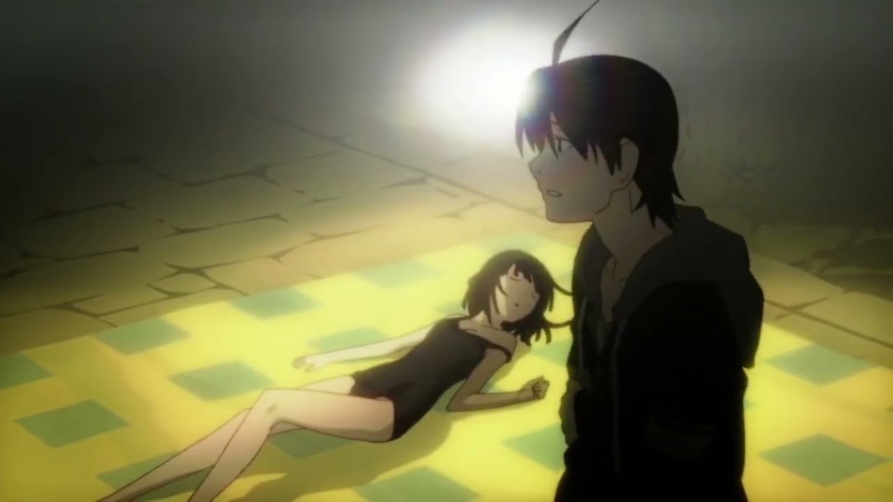 Bakemonogatari Nadeko Snake FULL FIGHT SCENE