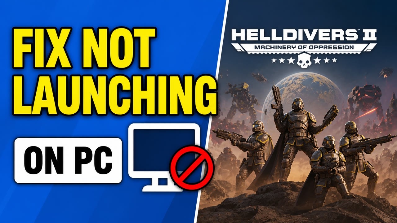 How To Fix Helldivers 2 Not Launching On PC