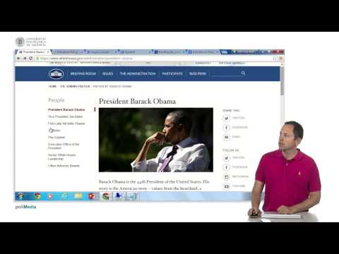 Presencia en internet de los estamentos gubernamentales de Estados Unidos | | UPV