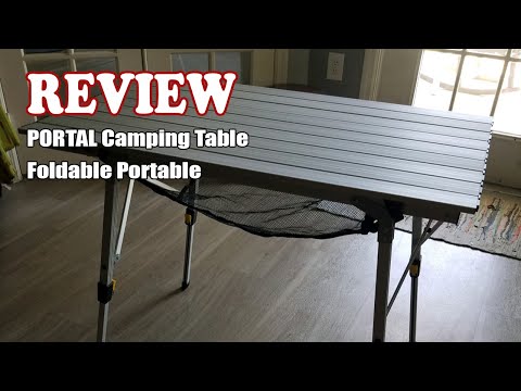 PORTAL Camping Table Foldable Portable - Review 2023