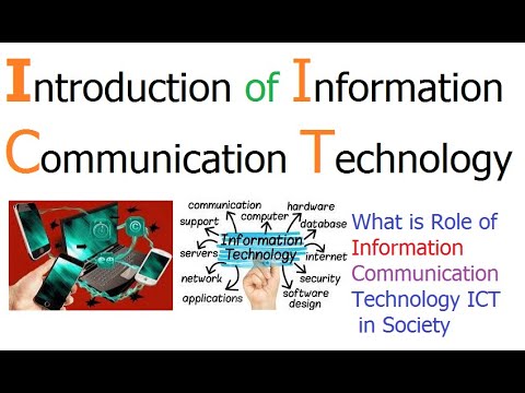 what is Role of Information Communication Technology ICT in Society