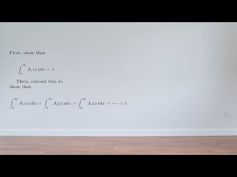 EX: Integrals involving Bessel functions of odd order.