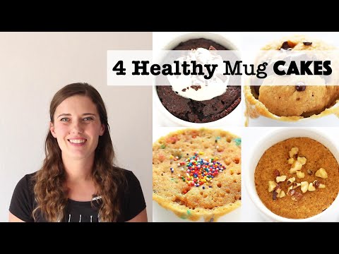 Coconut Flour Mug Cakes - 4 ways (gluten free, paleo, keto, low carb)
