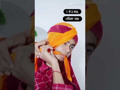 New style easy Turban#punjabi turban#desi turban #viral turban video