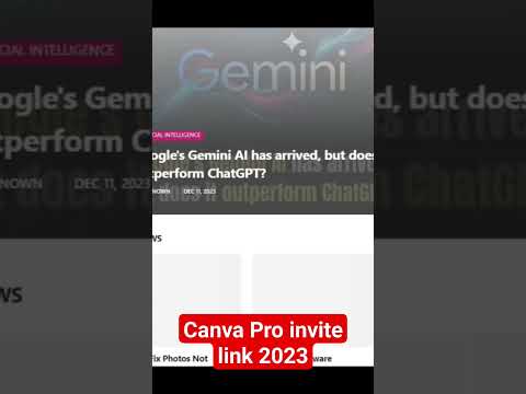 Canva Pro invite link 2024
