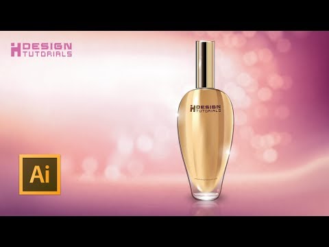 Realistic cosmetic product design in Adobe Illustrator