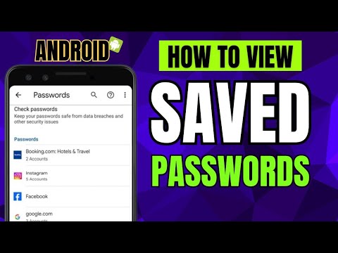 How To View Saved Passwords on Android Phone