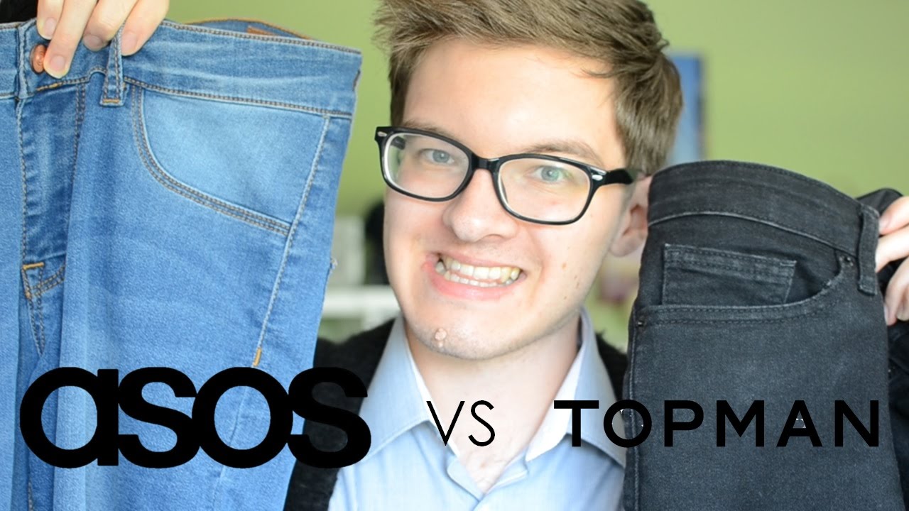 TOPMAN VS ASOS SPRAY ON JEANS