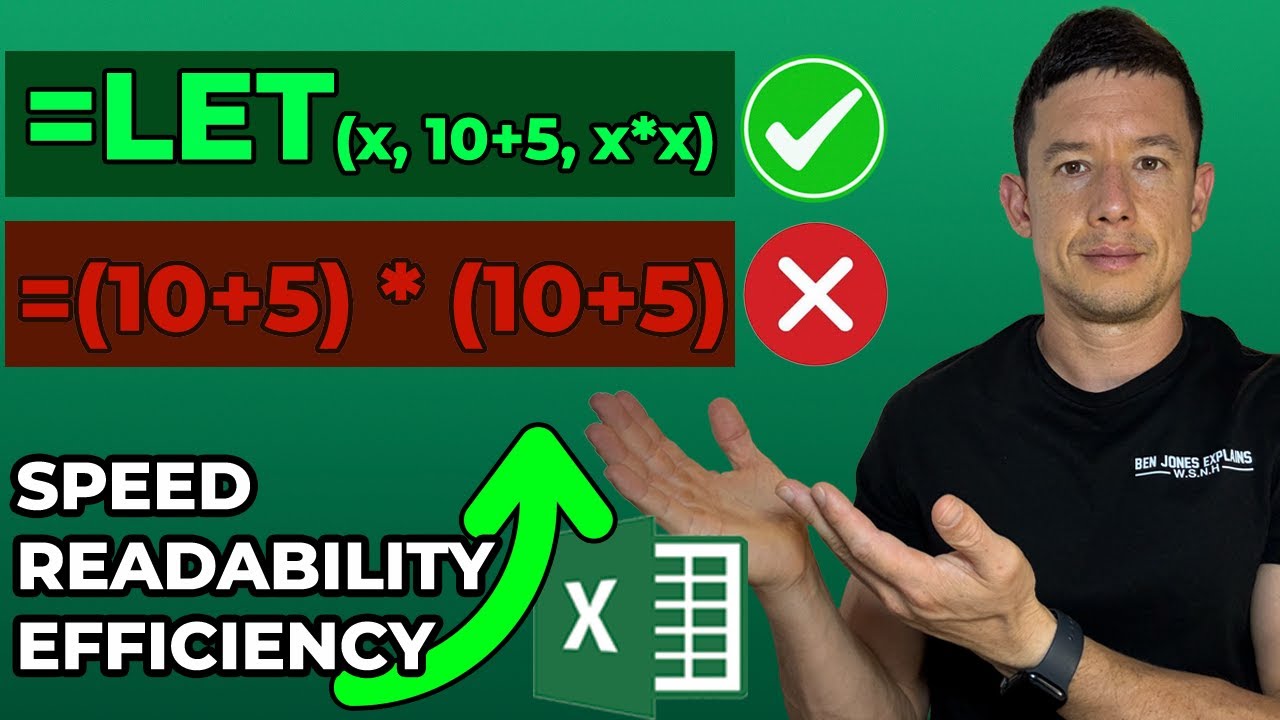 Excel LET Function Tutorial | Clean, Fast & Smarter Formulas