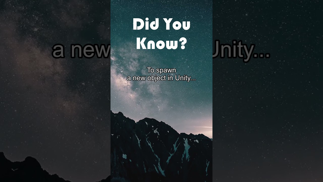 Spawning Objects in Unity: The Right Way